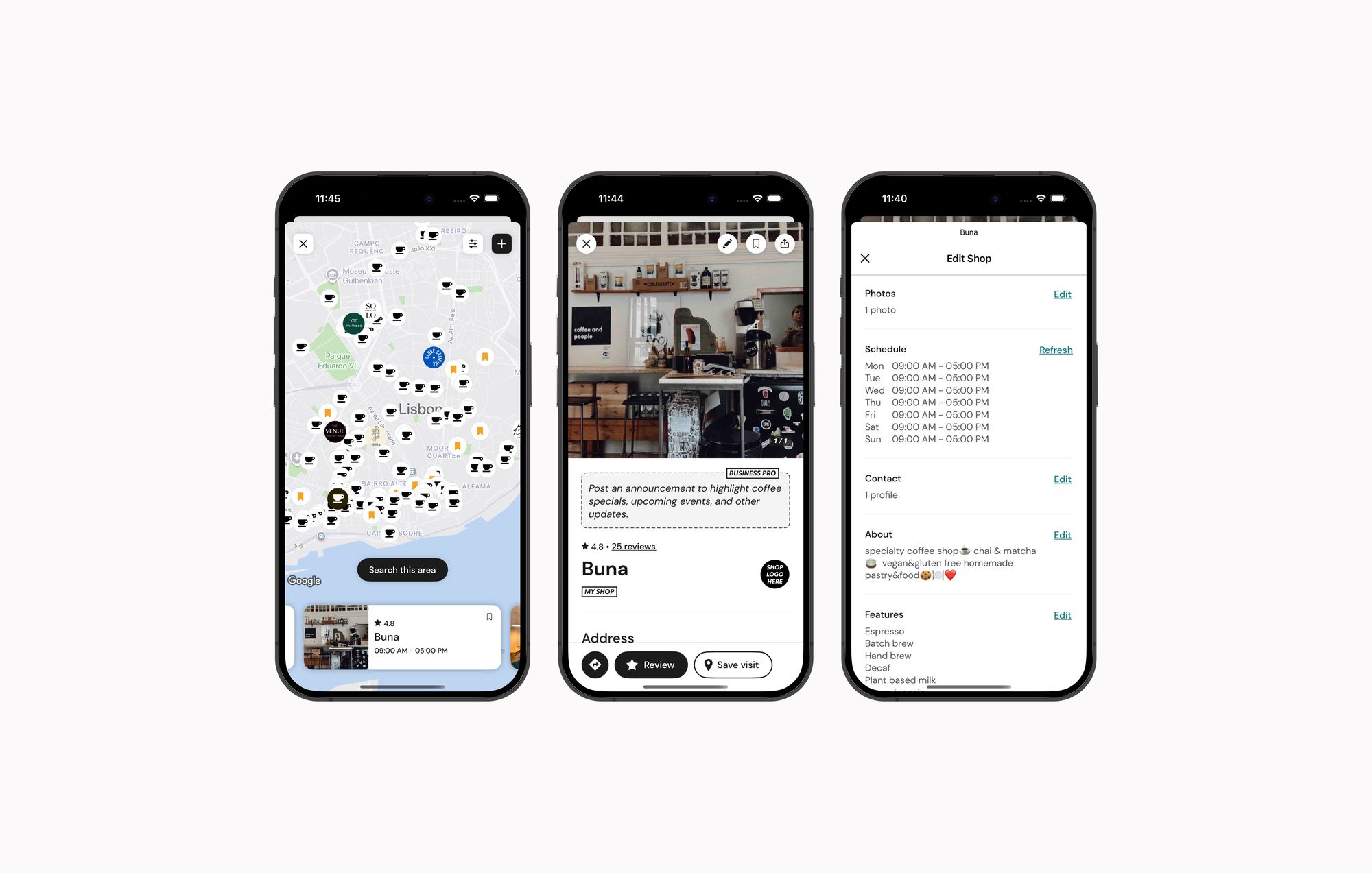 Roasters App - Find Specialty Coffee Nearby