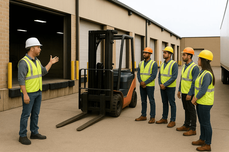 Onsite Forklift & Aerial Lift Certification & Training for Employers