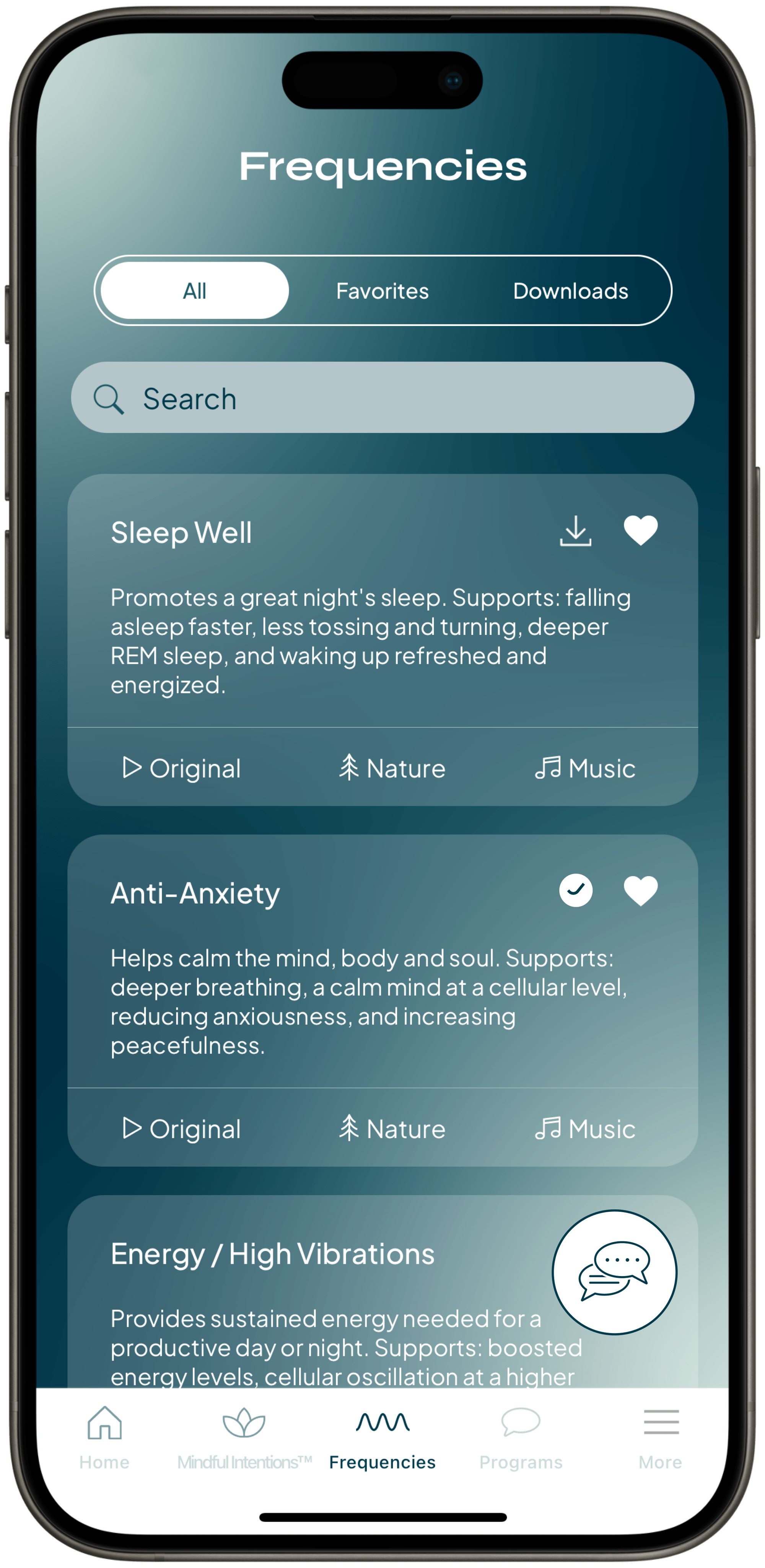 Healing frequencies in the Soaak App | Soaak Technologies