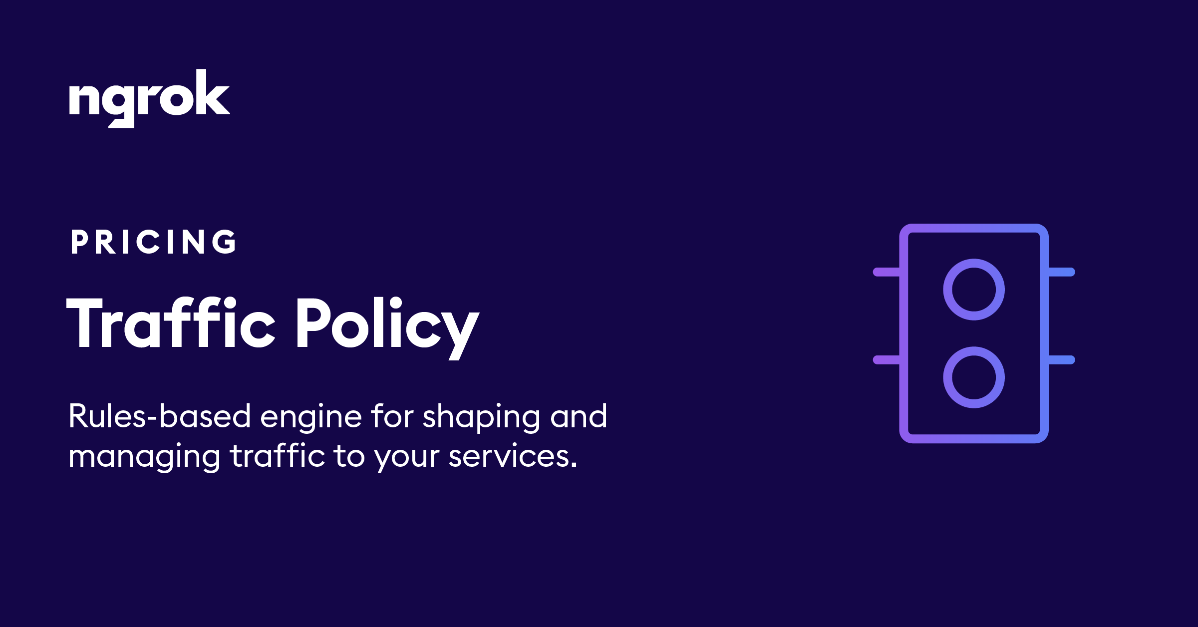 ngrok Traffic Policy Pricing
