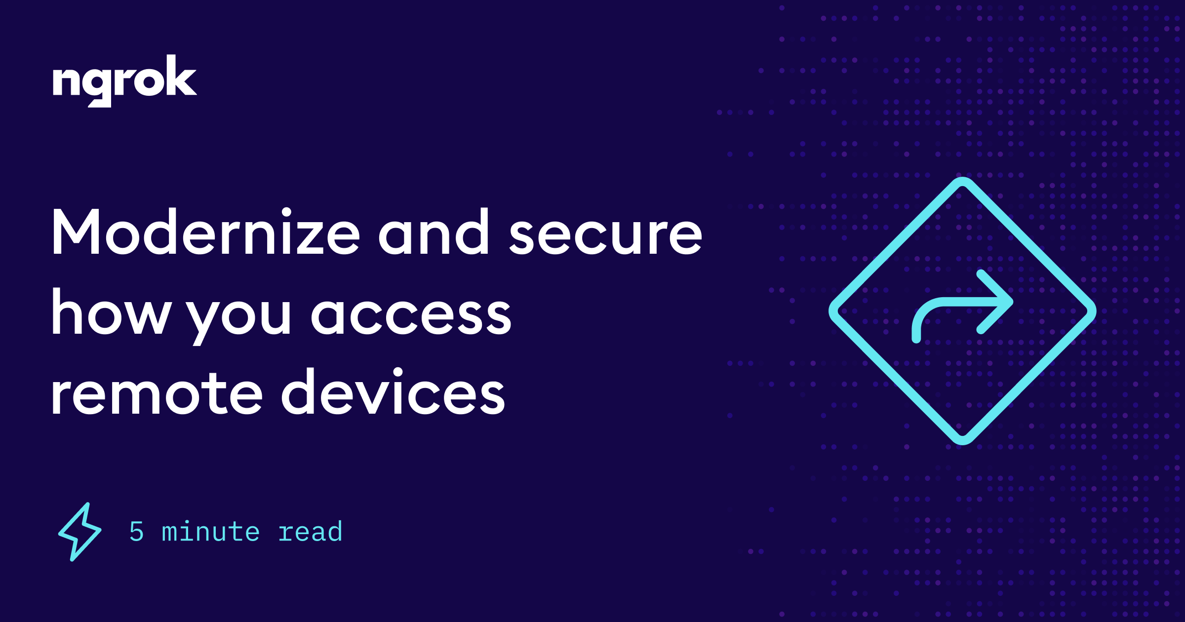 Modernize and secure how you access remote devices - ngrok