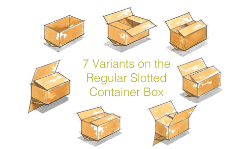 7 Regular Slotted Container Box Variants | Packsize