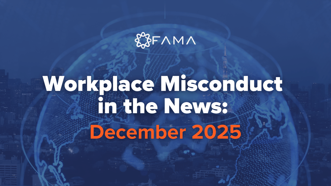 Workplace Misconduct in the News in December 2025