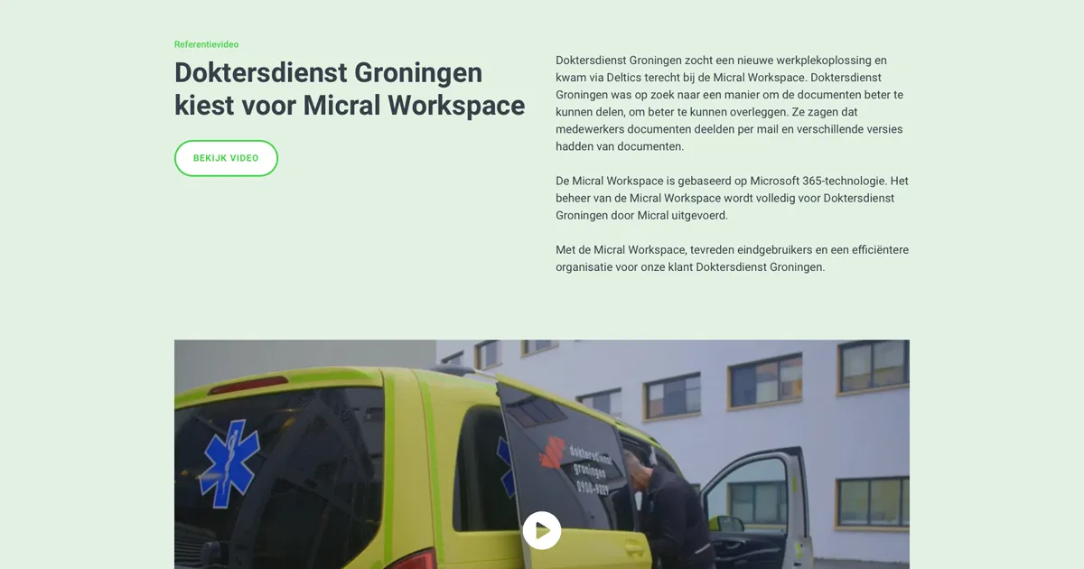 Micral Workspace, de werkplek waar de ervaring van de eindgebruiker ...