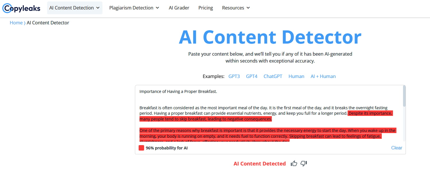 Best ChatGPT Detector – Originality.AI