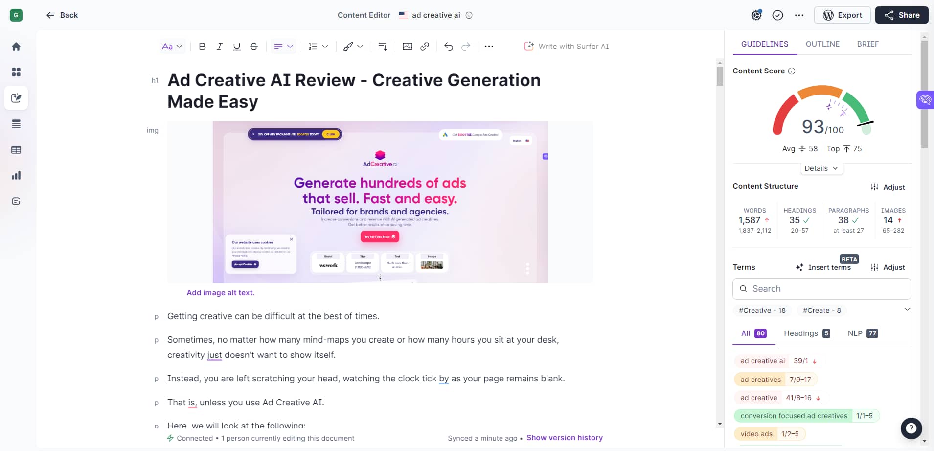 Ad Creative AI Review - Creative Generation Made Easy – Originality.AI