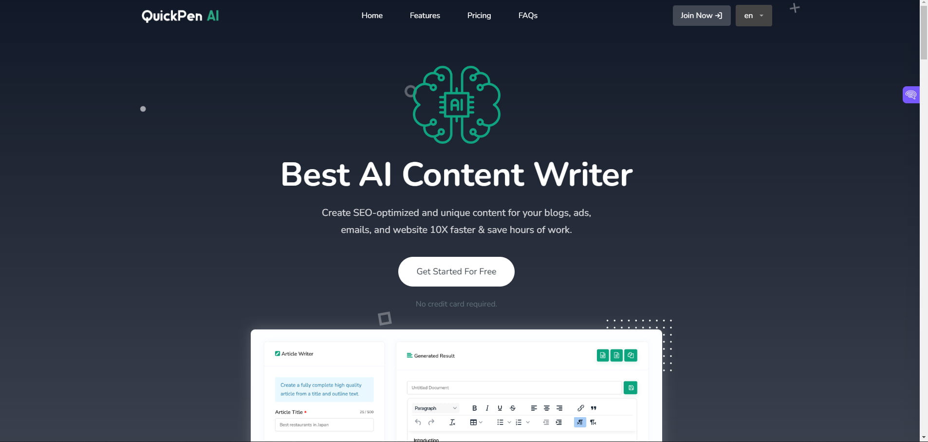 QuickPen AI Review - The Best AI Content Writer – Originality.AI