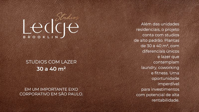 Ledge Brooklin - Empreendimento moderno no Brooklin