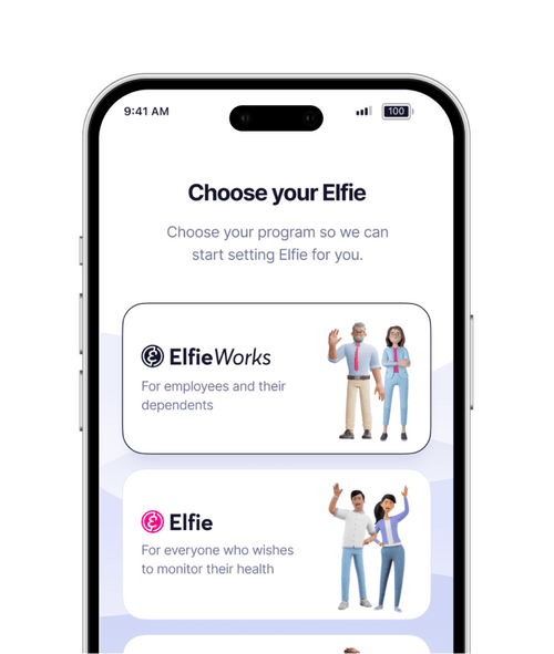 Elfie • Digital health • It pays to get better