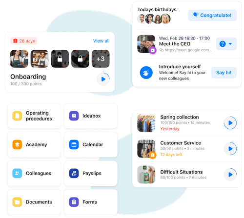 Employee Communication App for Non-desk Employees | Oneteam