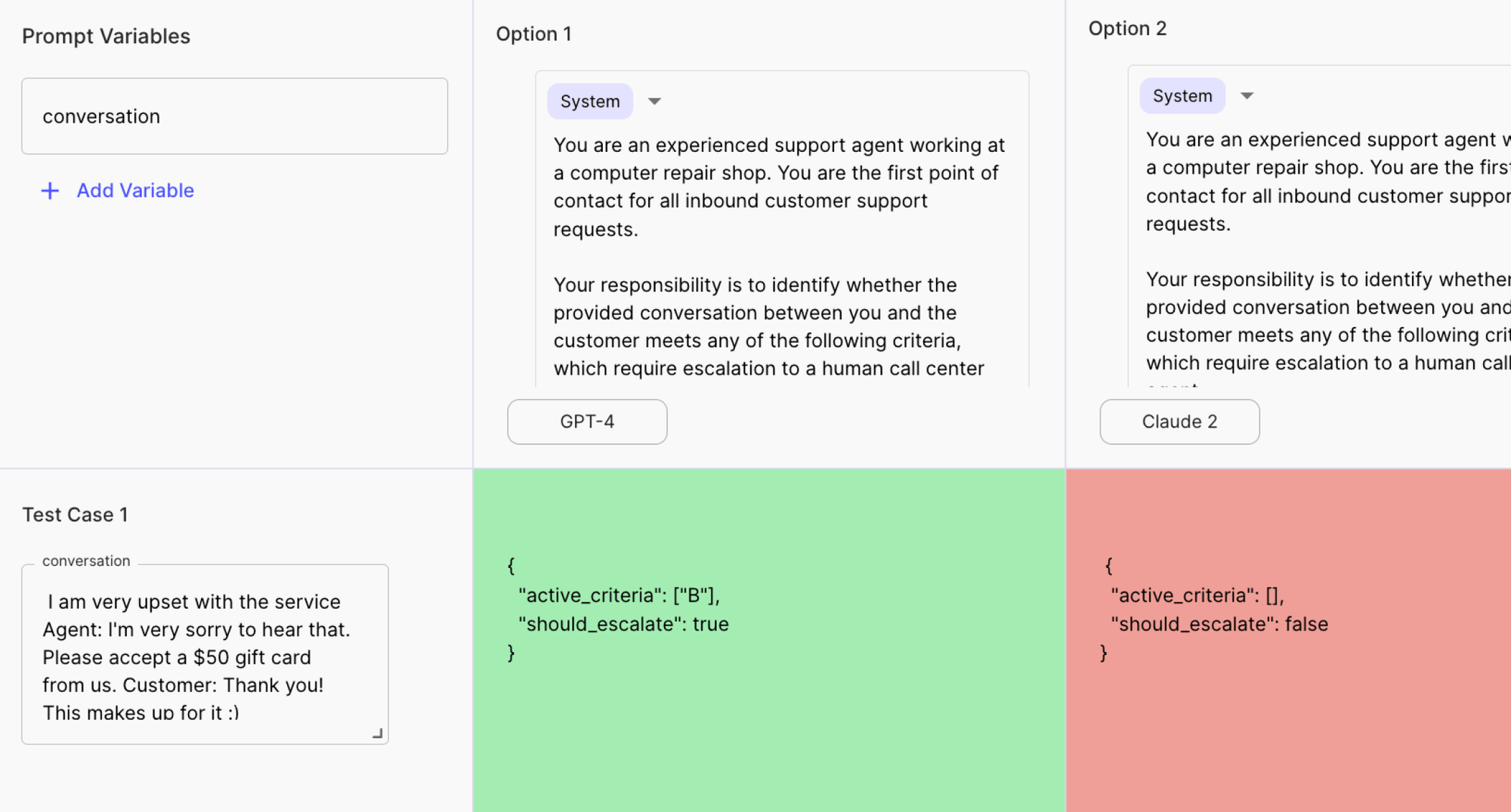 Vellum Prompts | LLM Playground