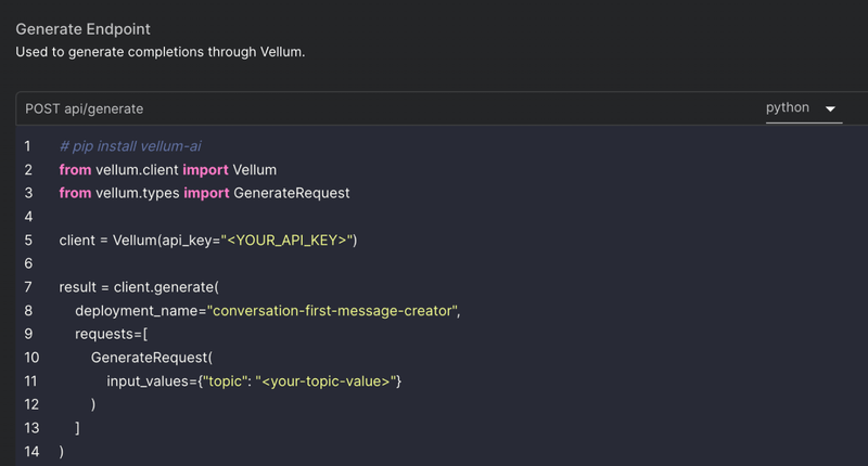 Vellum Prompts | LLM Playground