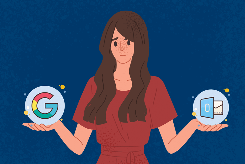 Difference between Outlook and Gmail (Outlook vs Gmail) : The Ultimate ...