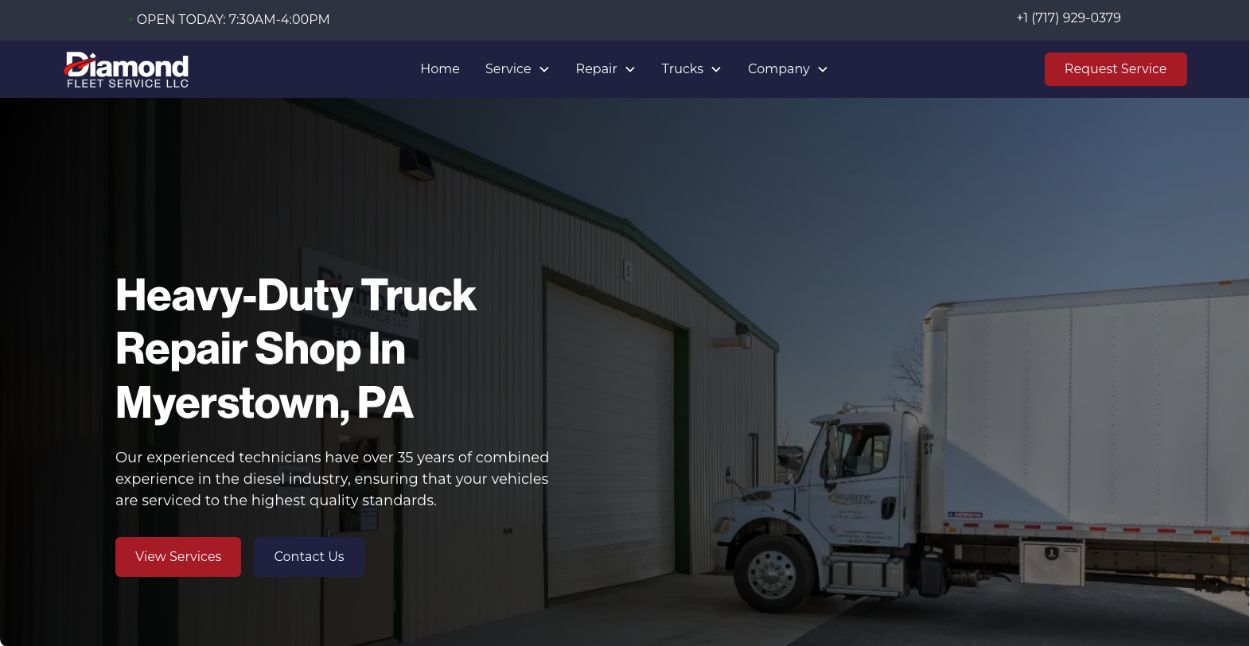 Truck Repair & Fleet Services in Myerstown, PA | Diamond Fleet
