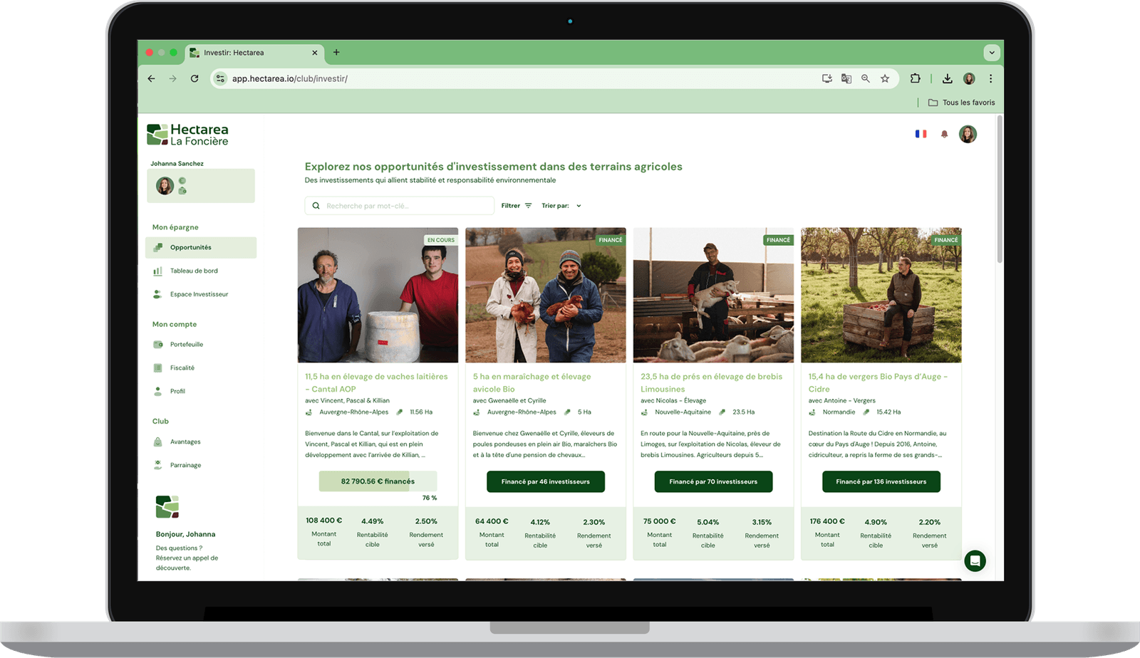Hectarea - Investissez dans la terre agricole