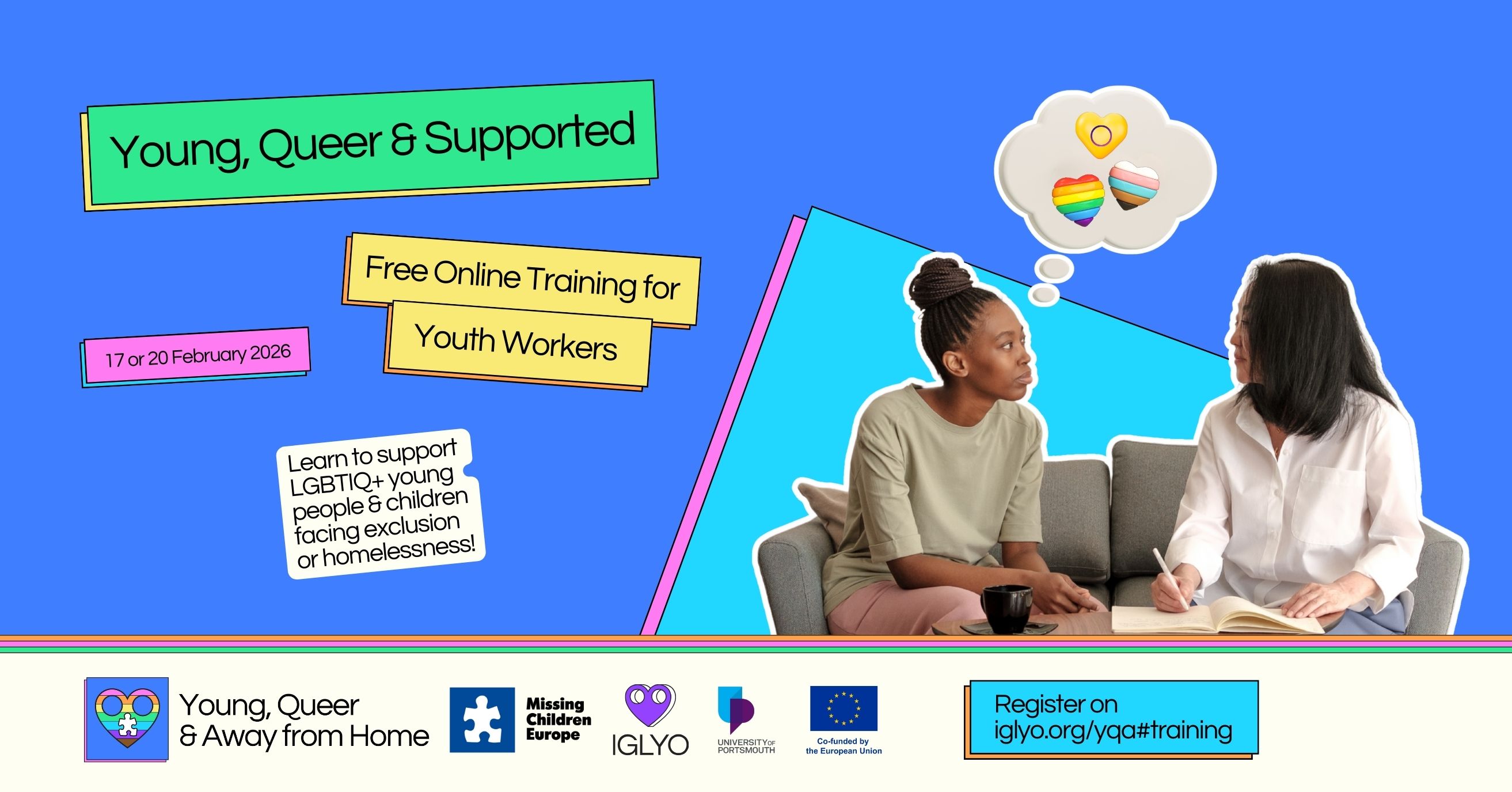 Join Our Young, Queer & Supported Online Training for Youth Workers!