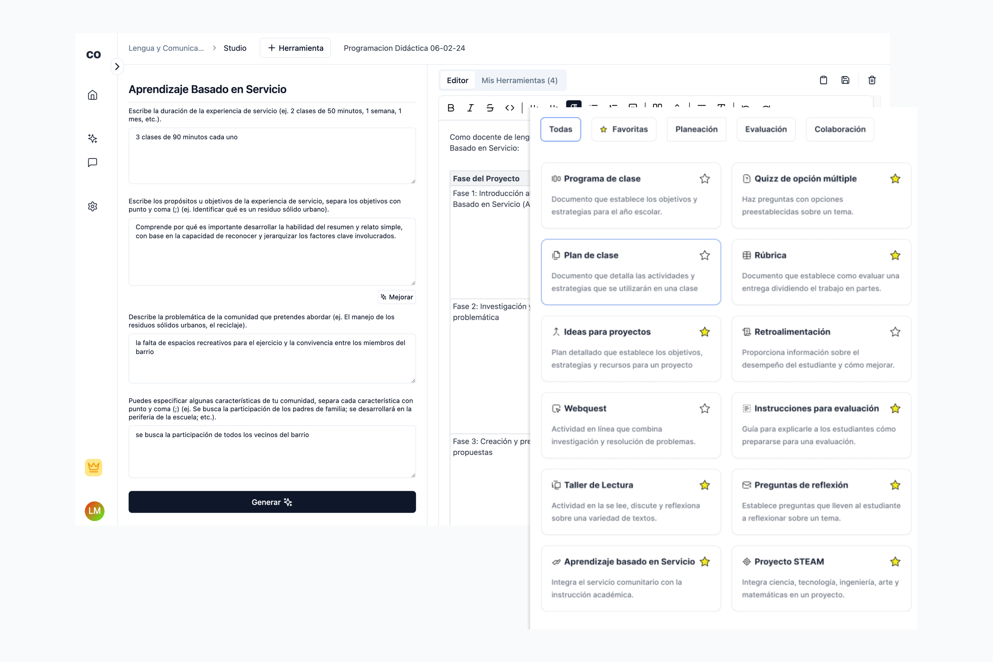Plan Institucional | Comenio