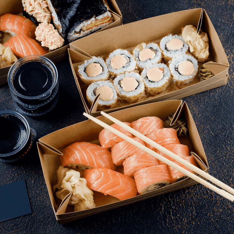 Packaging Perfection: A Look at Disposable Containers for Sushi