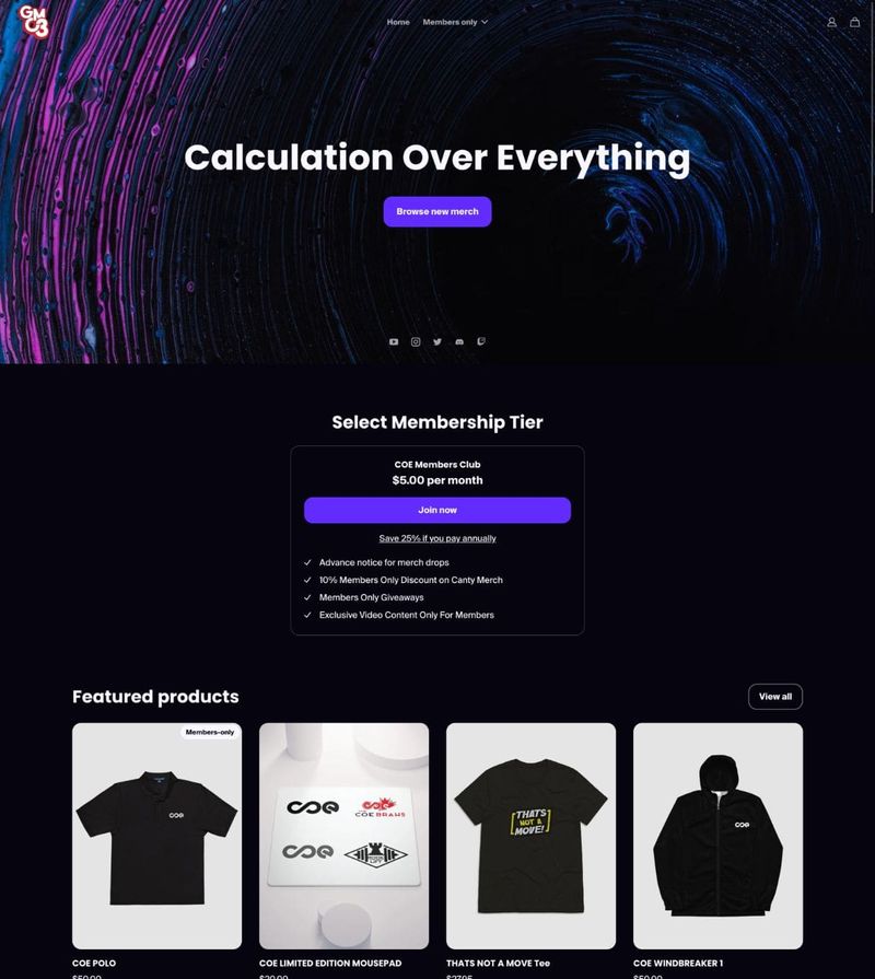 Fourthwall Memberships | The all-in-one homebase for your brand