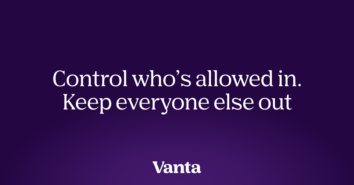 Automated user access review software - Vanta
