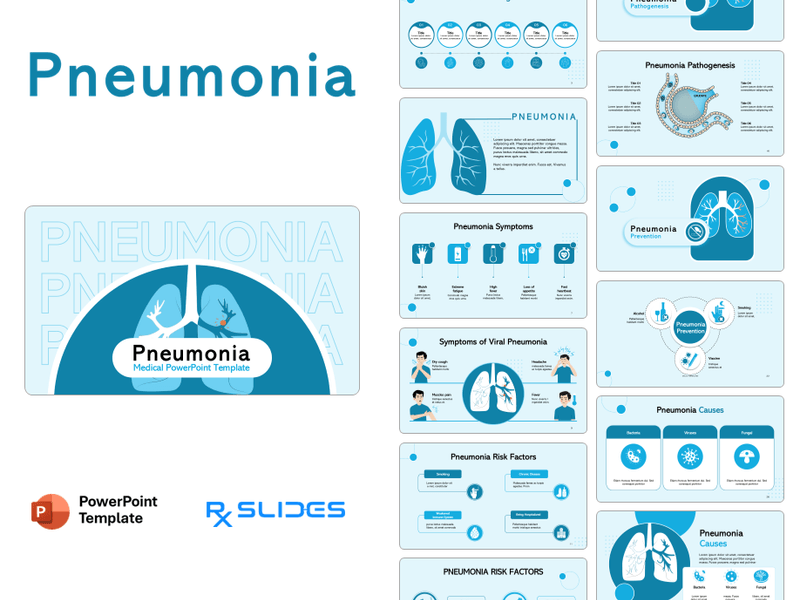 Download Pneumonia PowerPoint Template|RxSlides