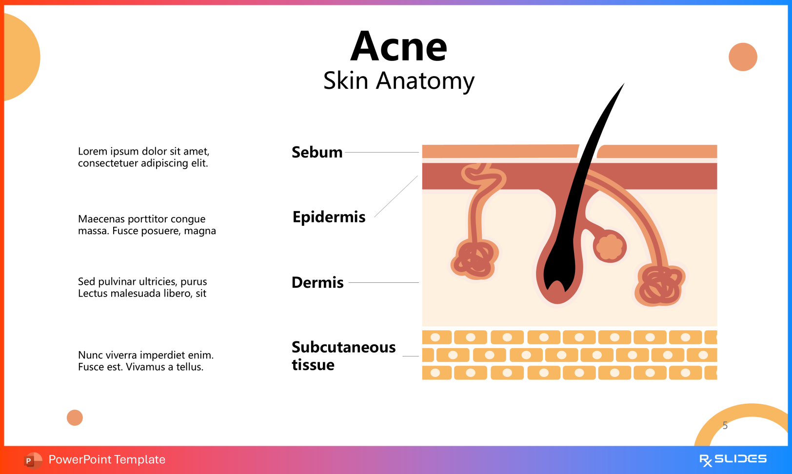 How to Present Acne Using PowerPoint Template - Market - Webflow ...
