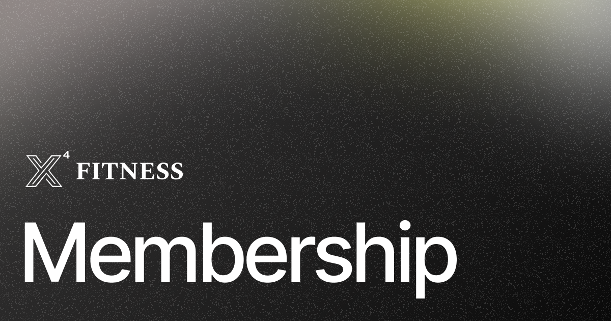 Buy Classes | X⁴ Fitness Membership