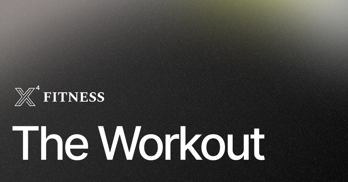 The Workout | About X⁴