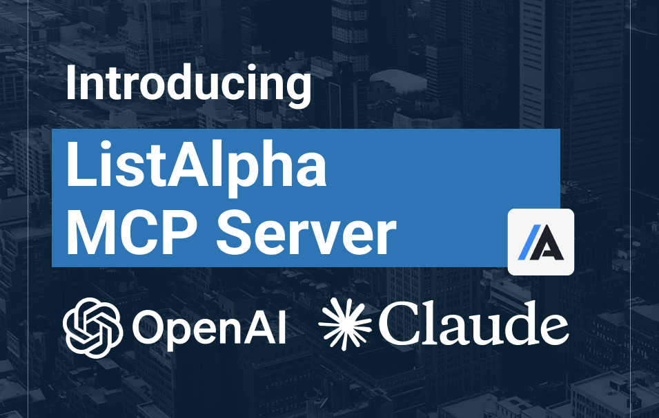 Introducing ListAlpha MCP Server