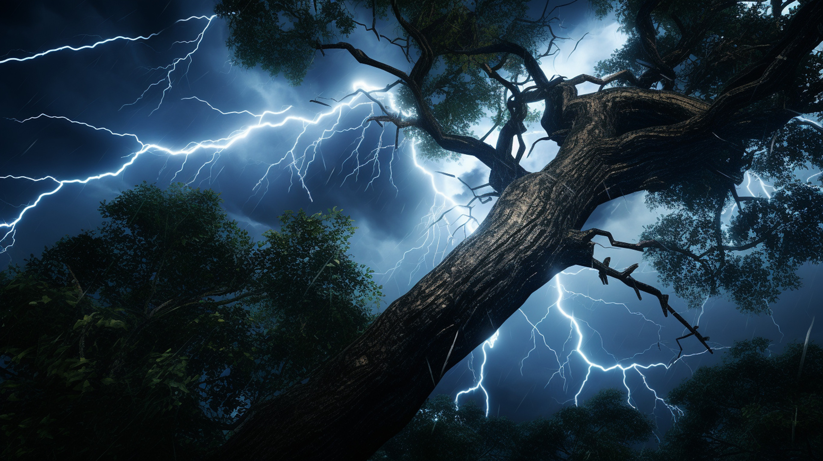 How Lightning Protection Saves Tall Trees