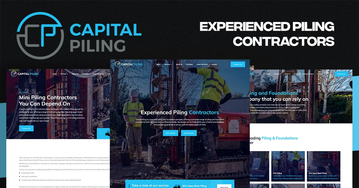 Piling Contractors Guildford, Surrey | Capital Piling