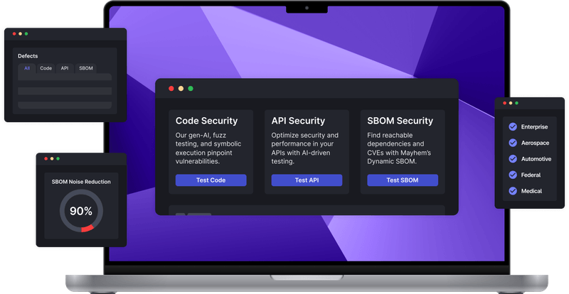Mayhem Security: Automated Code and API Security Testing