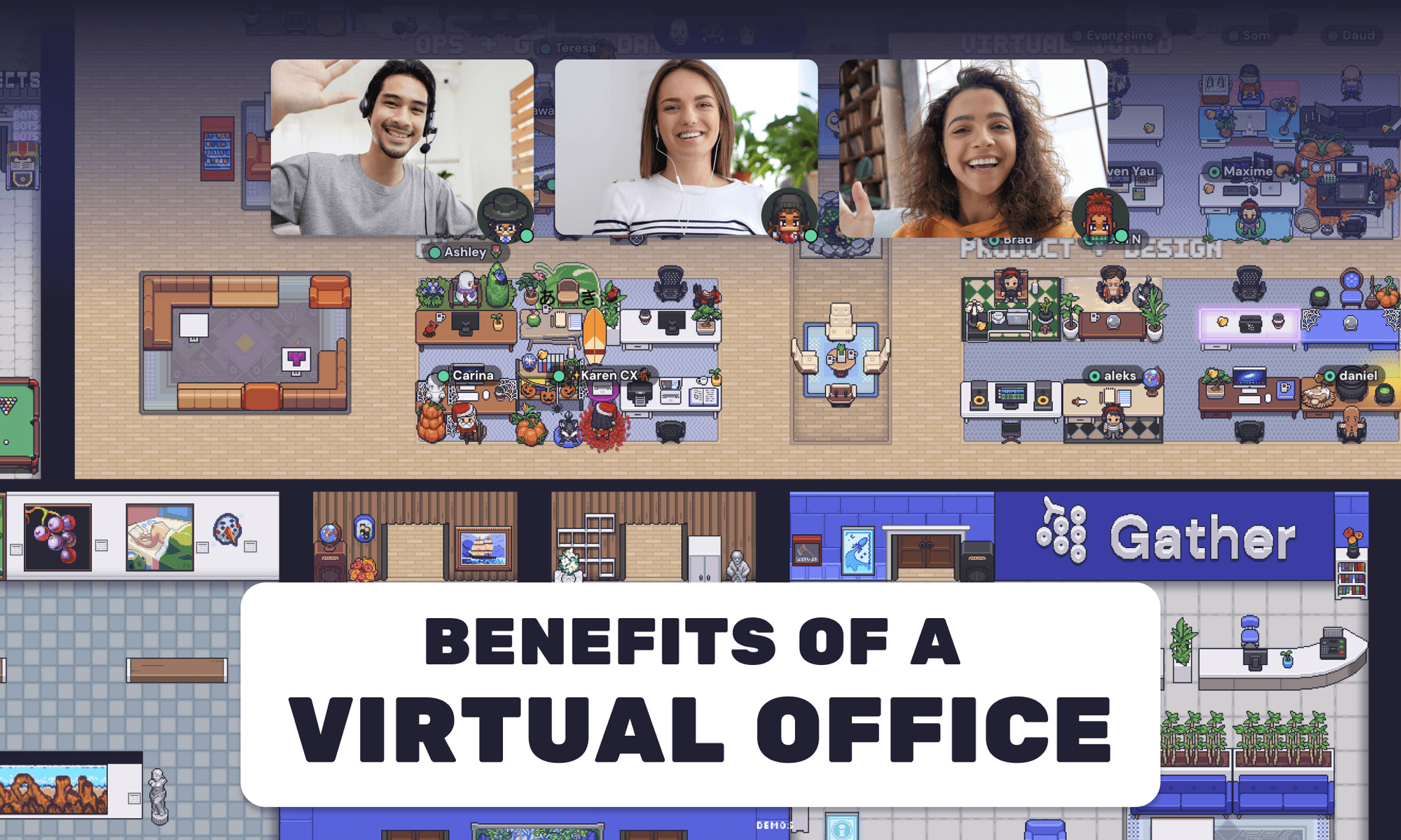 Gather | Benefits of a Virtual Office on Gather