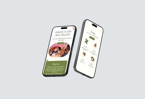 Little Olives Play Cafe | Branding & Website Design