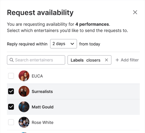 Surreal | Book, Promote & Pay For Live Entertainment