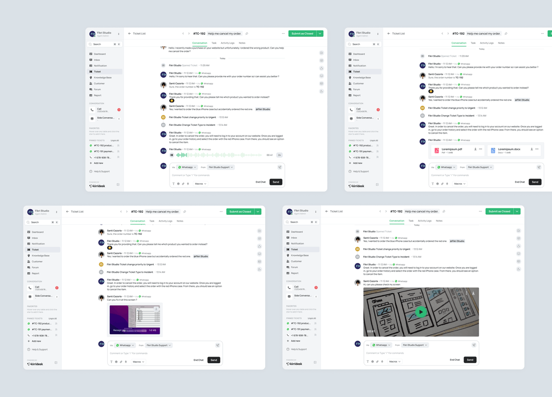 Kirridesk - Customer Service Management System Case Study.