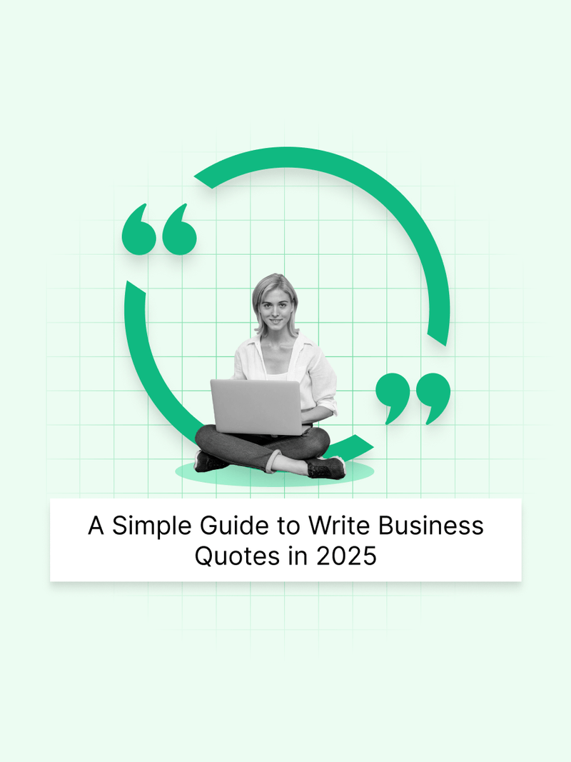 A step-by-step guide on how to create a business quote