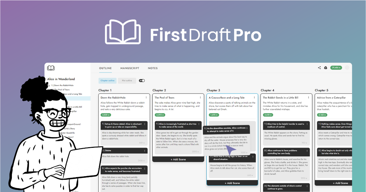 First Draft Pro - Book Writing Software