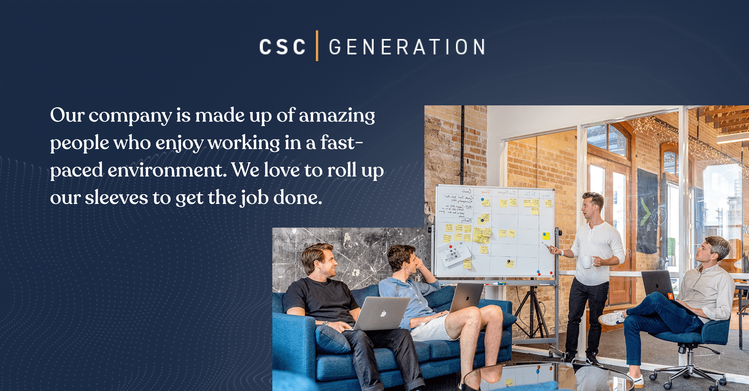Join the CSC Generation Team - Exciting Career Opportunities Available