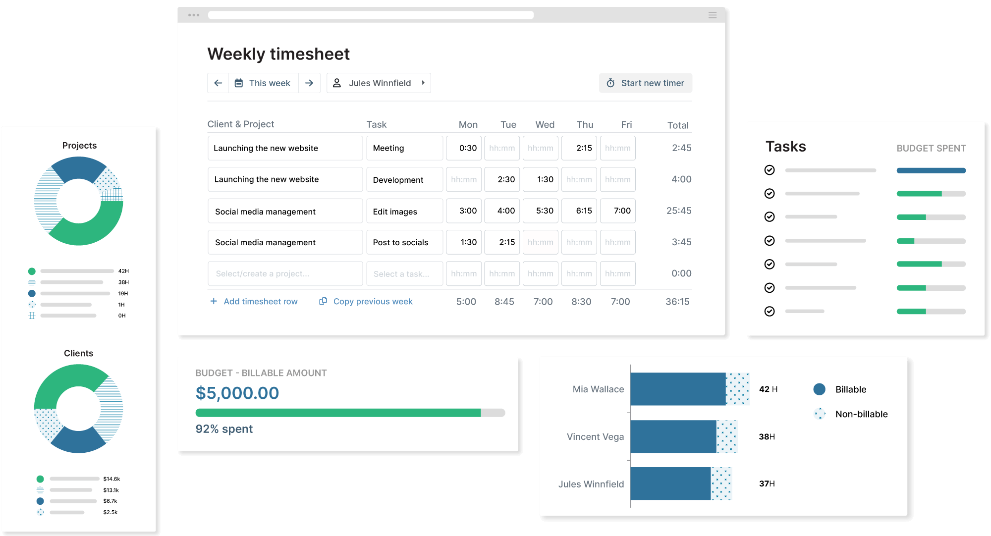 How My Hours works and keeps your work organized | My Hours