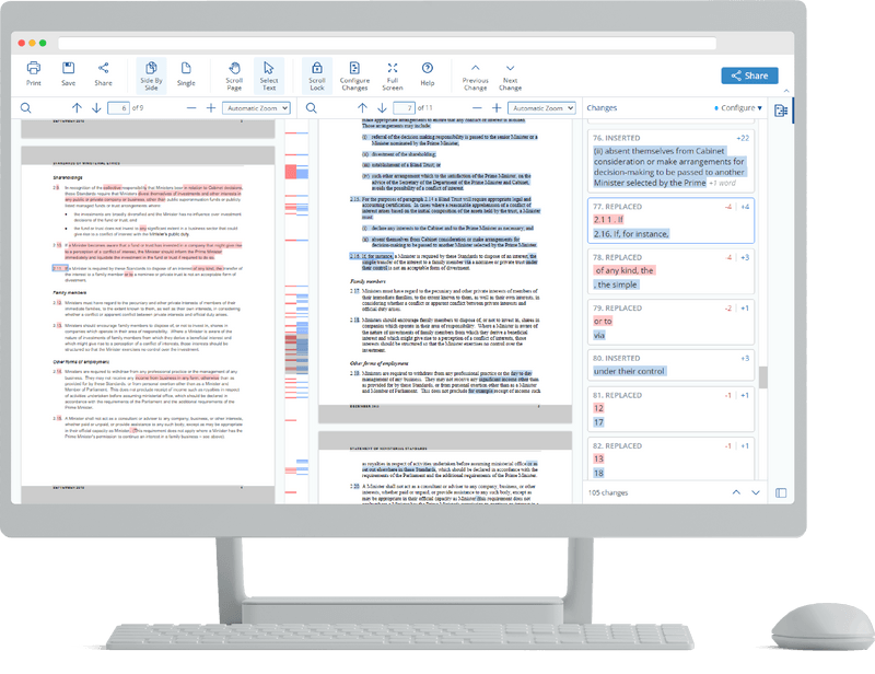 Compare Two Documents Online(Word, PDF, Text files). Text Comparison ...