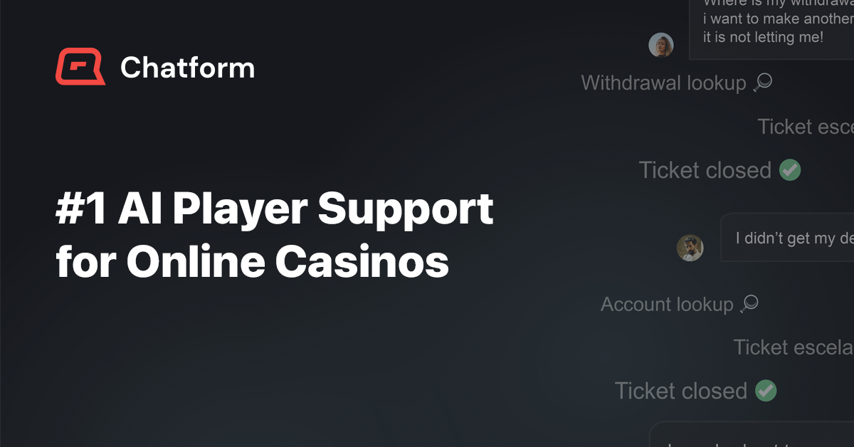 Partner With ChatForm | AI Player Support