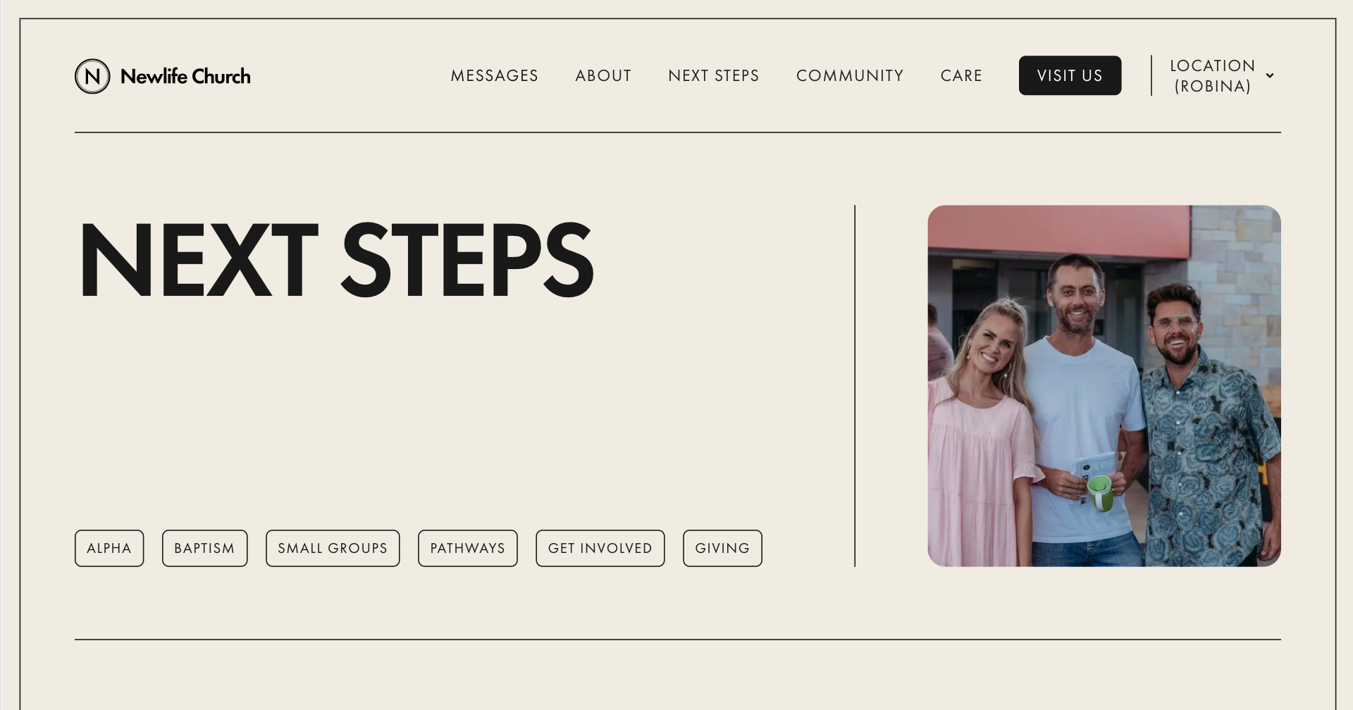Next Steps | Newlife Church Robina