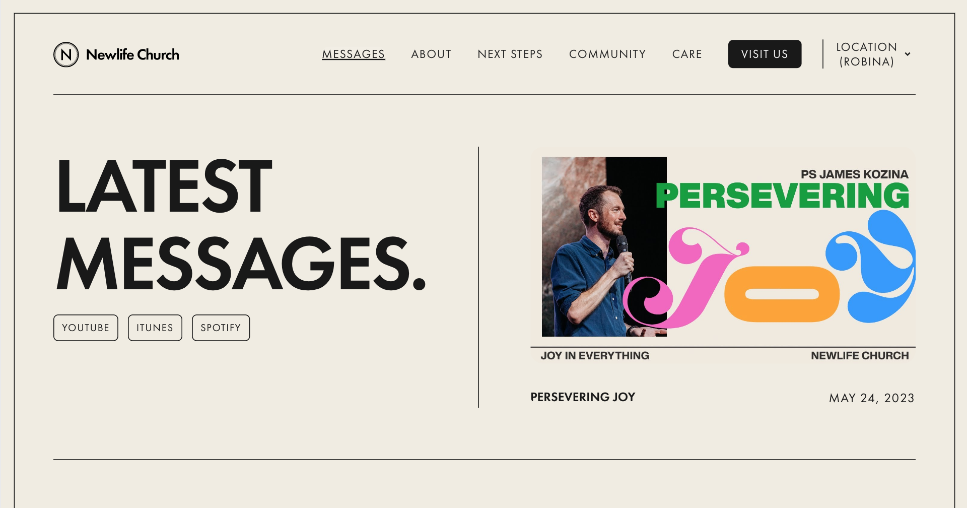 Messages | Newlife Church Robina