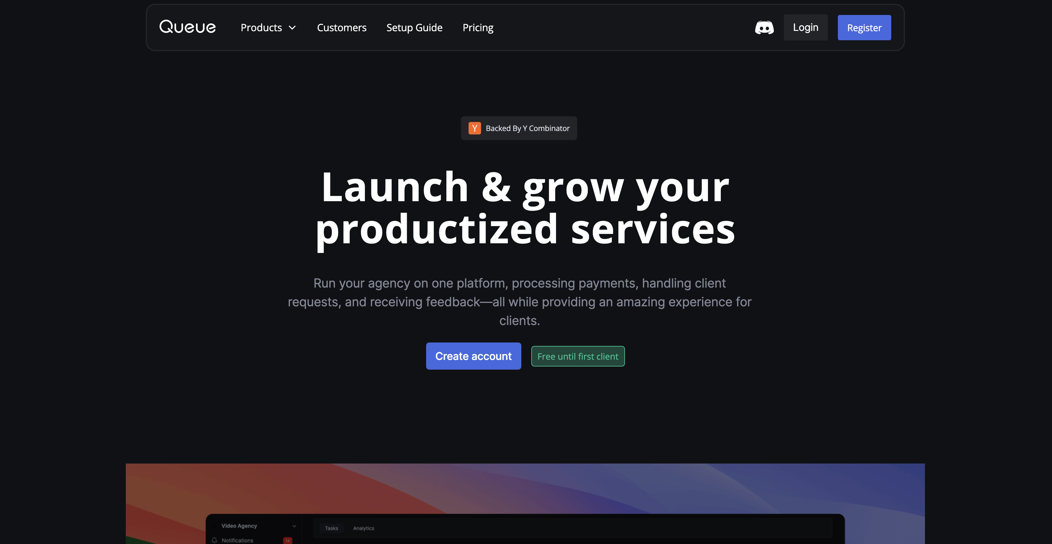Queue: Launch and grow your productized service