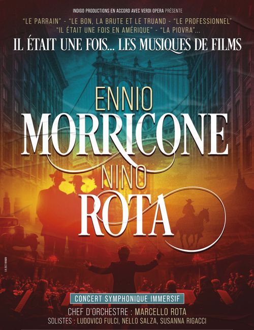 ENNIO MORRICONE & NINO ROTA STORY - Concert - LE 3 JANV 2026 À 20h00 ...