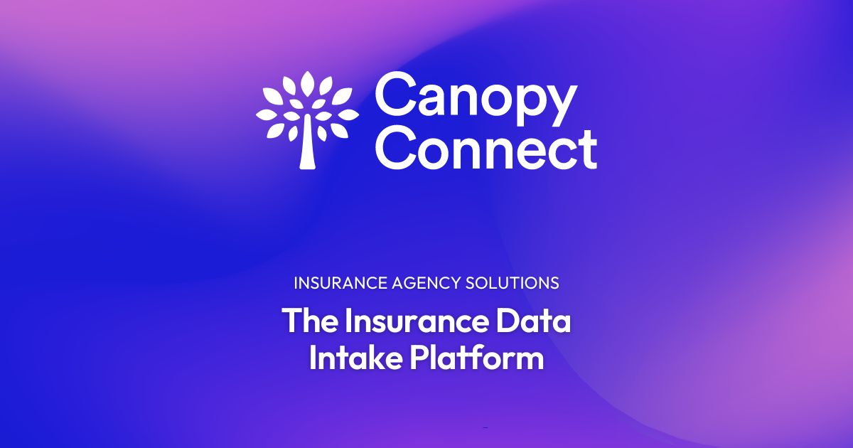The Insurance Data Intake Platform | Canopy Connect