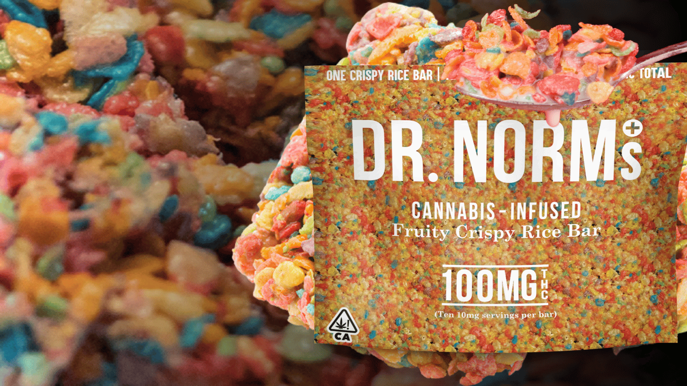 Dr. Norm's 100mg Rice Crispy Treats: Chocolate, Fruity, Original ...