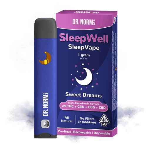 Dr. Norm's SleepWell: Cannabis Vape & Elderberry Gummies for Better Sleep