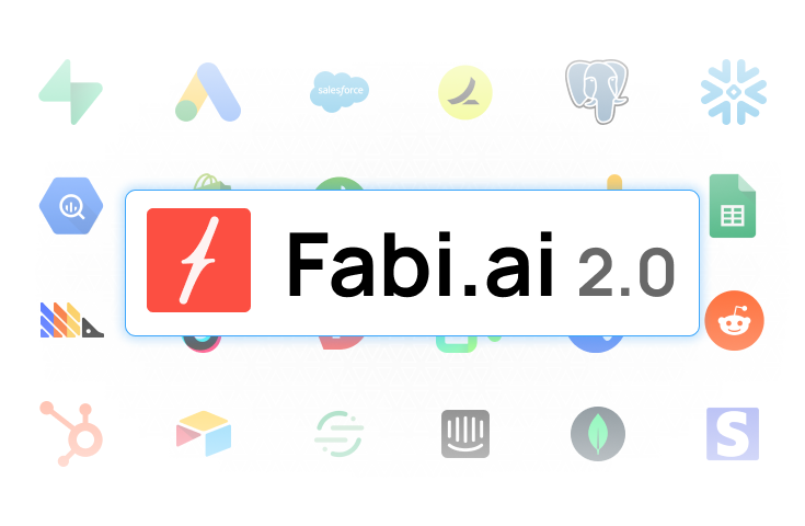 Fabi 2.0 - The AI data analyst for all your data | Fabi.ai